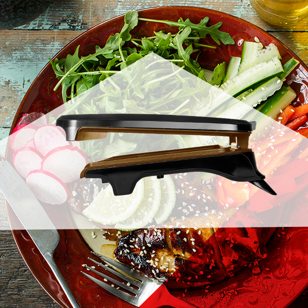 George Foreman Fit Grill Copper l Medium Gezond & Snel | George Foreman ...